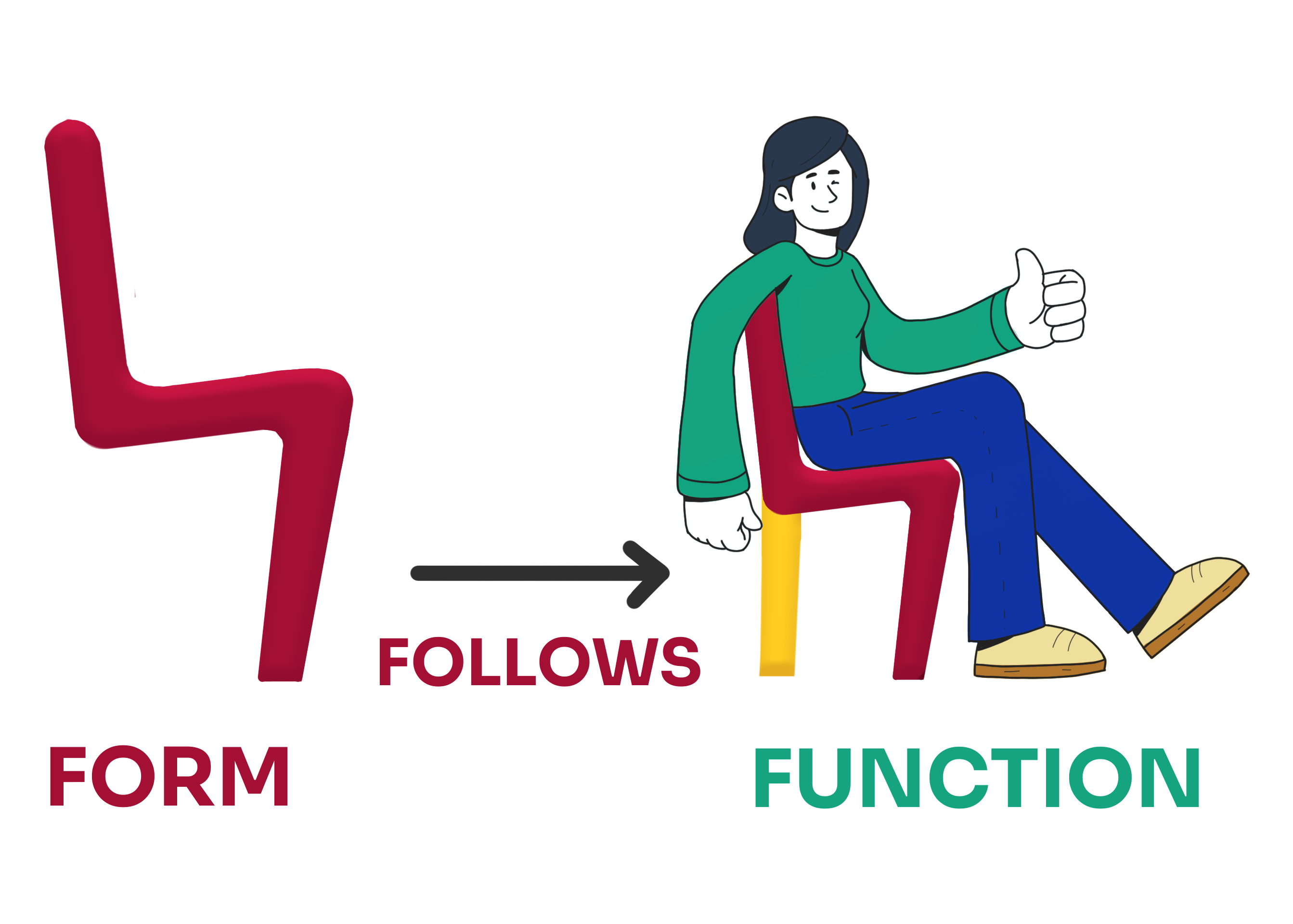 La forma sigue la funcion